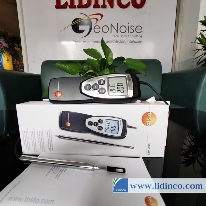 Thermal anemometer with flow probe Testo 425 - Chuyên Thiết Bị